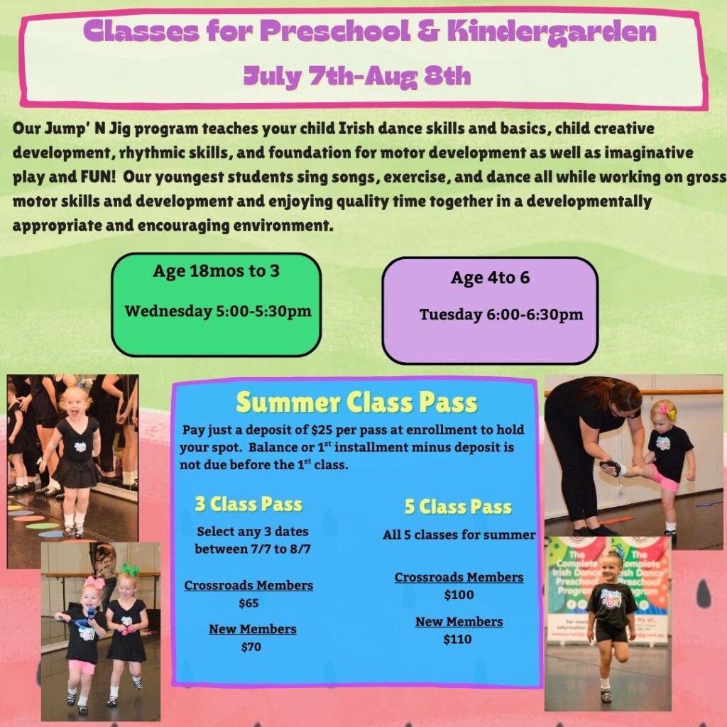 Summer Classes | Crossroads Irish Dance